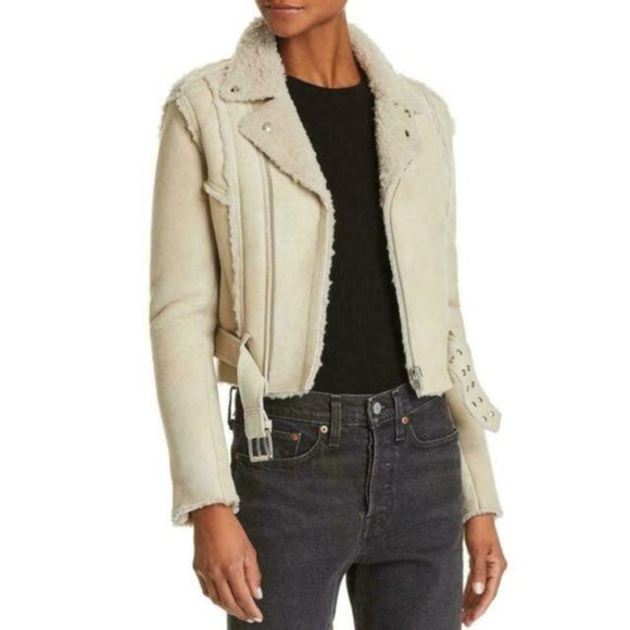 IRO | Jackets & Coats | Iro Womens Synal Shearling Jacketreal Fur ...